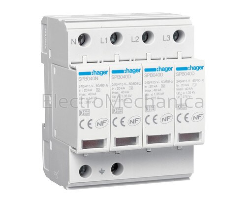 SPB440D | 4P T2 Uc 275V In 20kA Imax 40kA | B - Power and distribution ...