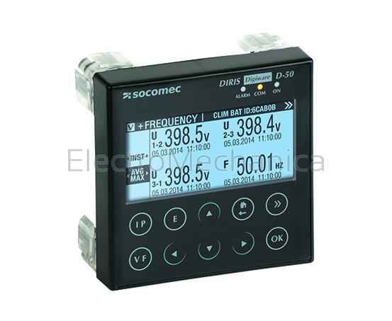 4829 0204 | DIRIS D50 DISPLAY + MODBUS TCP | E - Metering : Digiware ...