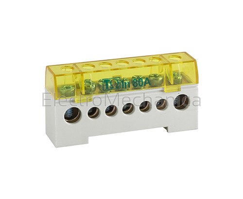 ITB1000 | 7WAY RAIL MNT TERMINAL BLOCK (GREY) | L - Termination and ...