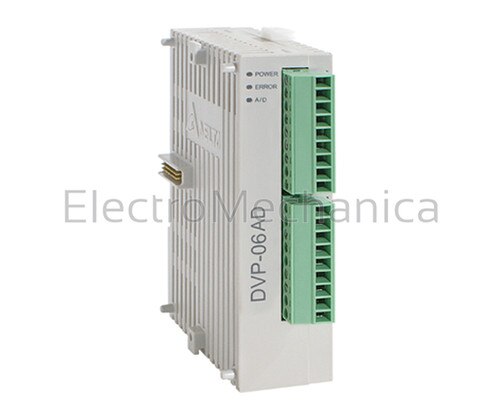 DVP06AD-S | 6AI 24VDC EXT SS/SA/SX/SV | C1 - Automation : Slim Type PLC ...