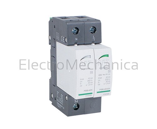 PSM2-20/230 TT | TYPE 2 Imax 20kA 2P 1PH+N SPD | N - Safety : Surge ...