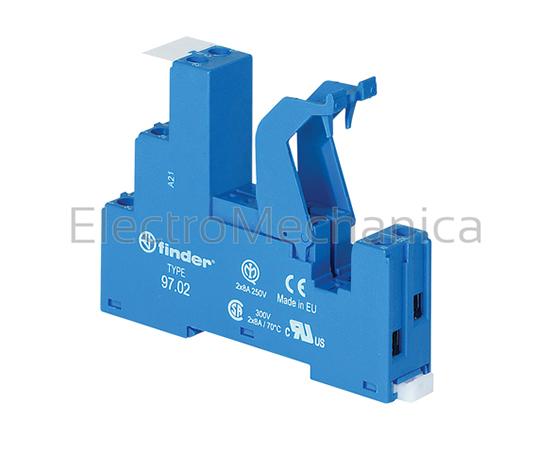 9702SPA | 46 SER 2P SURF/RAIL MNT RELAY SOCKET | J - Timers and Control ...