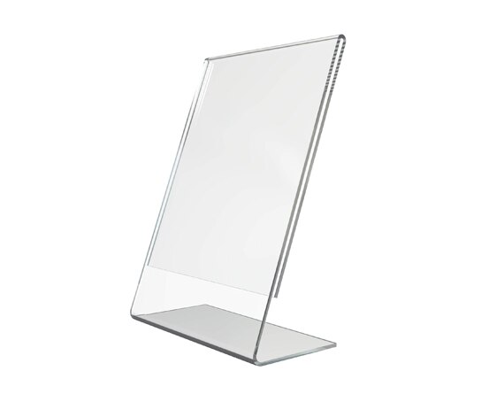 PERSPEX STAND | SINGLE SIDED A4 MENU HOLDER 3MM CLEAR ACRYLIC | X ...